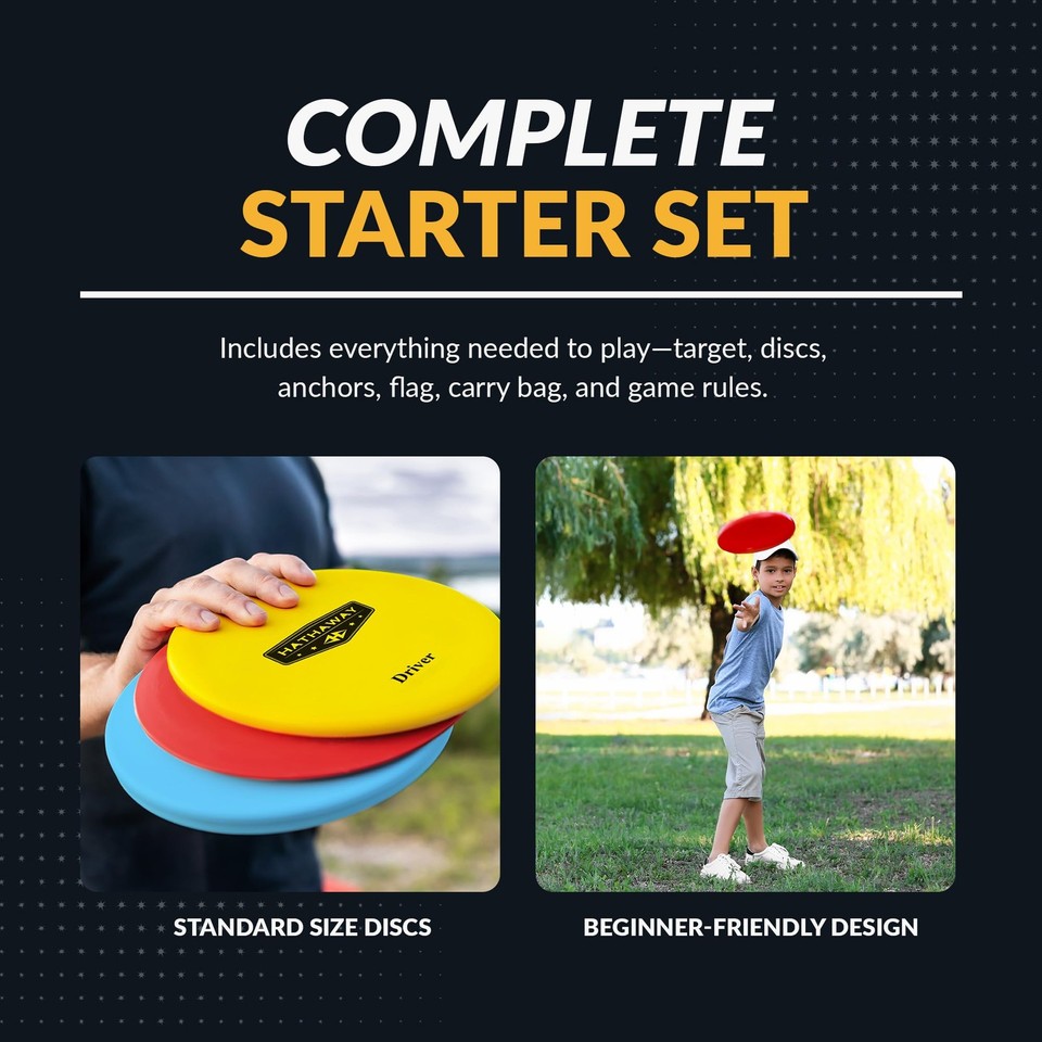 6-Player PDGA Approved Disc Golf Set for Kids & Adults – Frisbee Golf ...