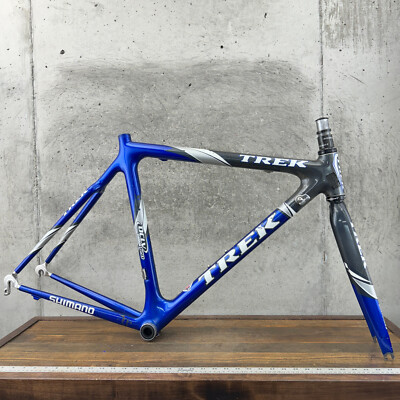 Trek OCLV 120 Frame Set 54 mm Carbon Fiber USA 700c Blue Race Aero ...