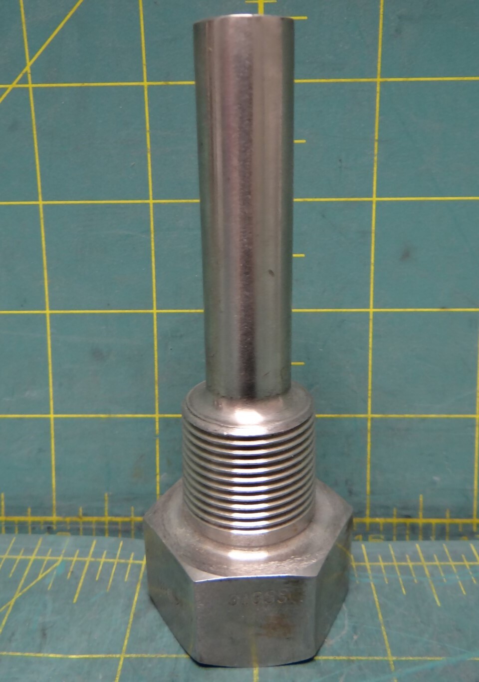 Weksler 316SS Thermowell T4E3D2 3/4" NPT, 2-1/2" Insertion x 5/8" Probe ...