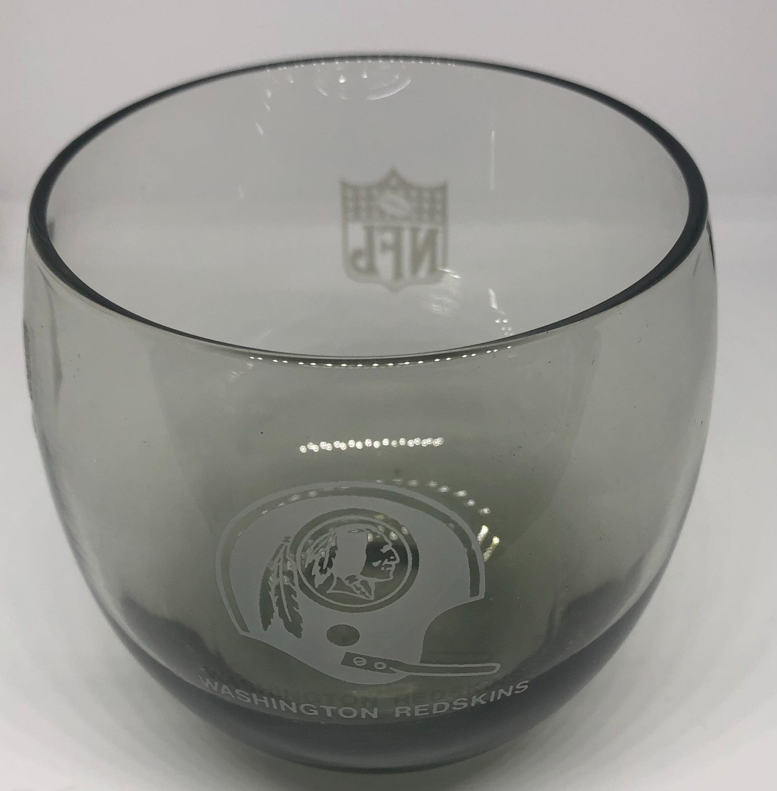 Vintage Set of 2 Washington Redskins NFL Rocks Glasses 1970’s Whiskey ...