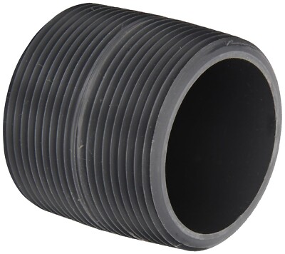 Lesso 8909 PVC Pipe Fitting, Nipple, Schedule 80, Gray, 4"x5" Length | eBay