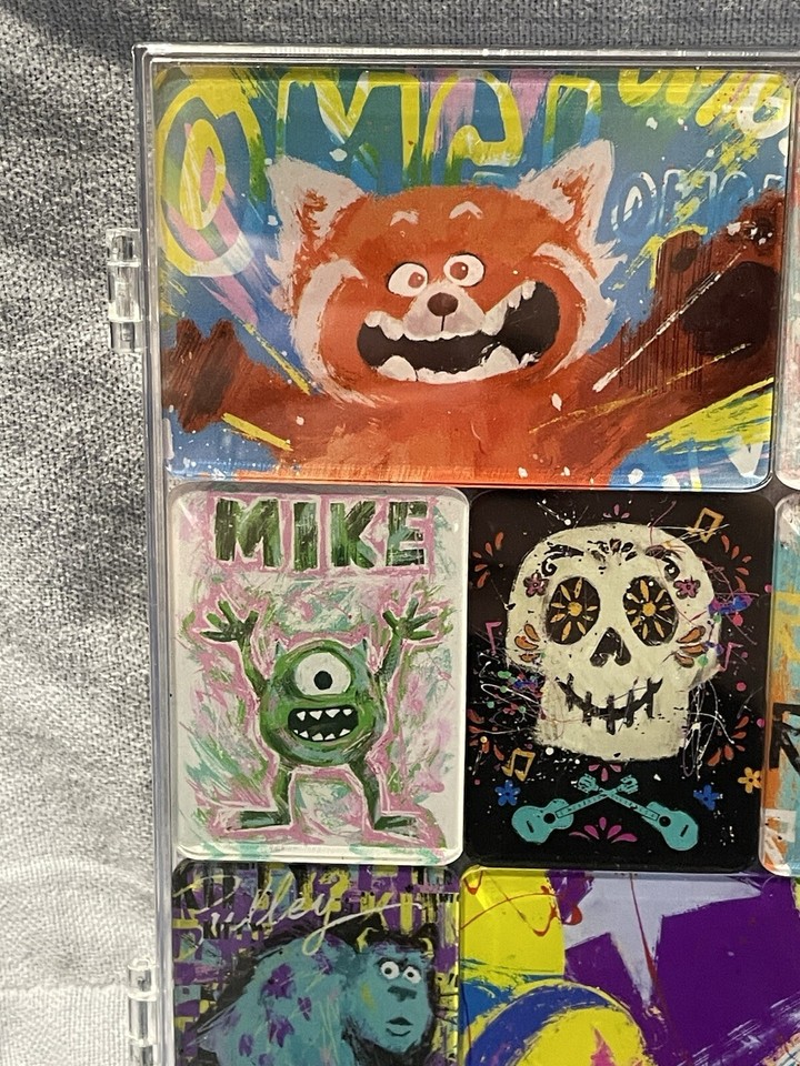 NEW Disney Magnet Set Pixar Art Magnets: Toy Story Monsters Inc Coco ...