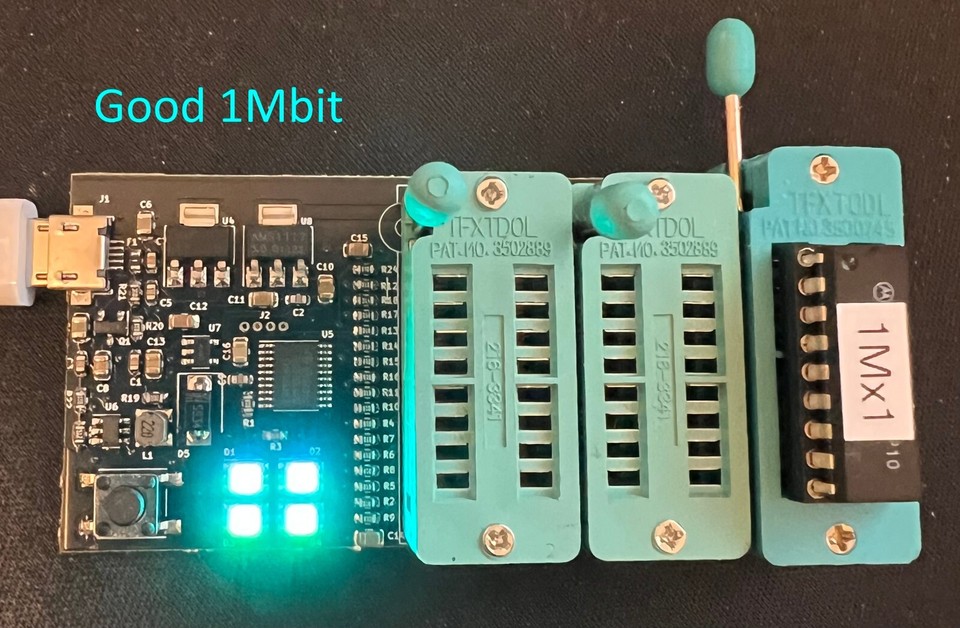 1 Bit Dynamic RAM (DRAM) Tester for Retro Computers (4Kbit to 1Mbit ...