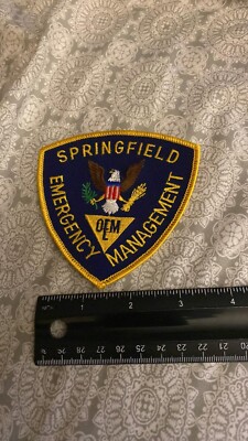 RARE SPRINGFIELD NJ EMERGENCY MANAGEMENT PATCH EMS EMT | eBay