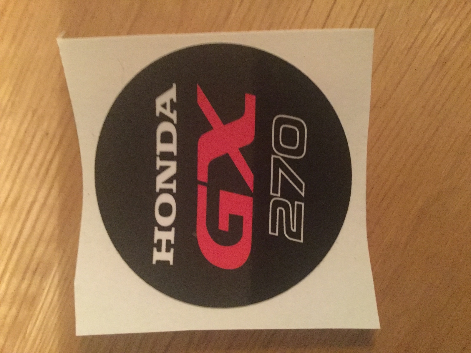 Honda GCV160 (non-genuine) replacement decal/sticker or Honda GX decal ...