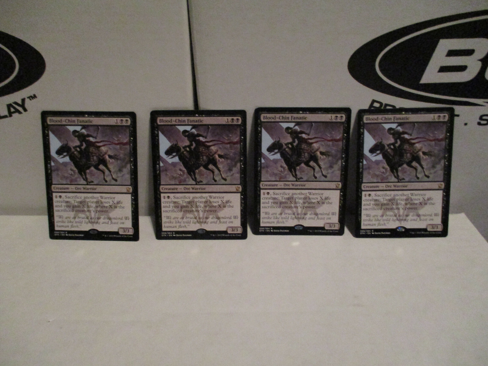 MTG Blood-Chin Fanatic,(x4) Dragons of Tarkir, 2015, Rare playset | eBay