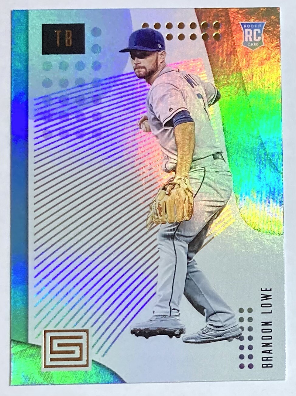 2019 PANINI STATUS BASEBALL TAMPA BAY RAYS BRANDON LOWE ROOKIE CARD #20 ...