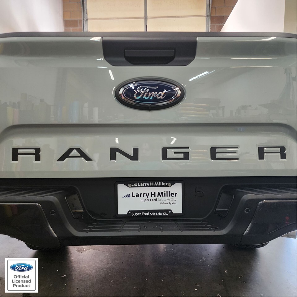 2024-2025 Ford Ranger Tailgate Letters - vinyl decals stickers inlays ...