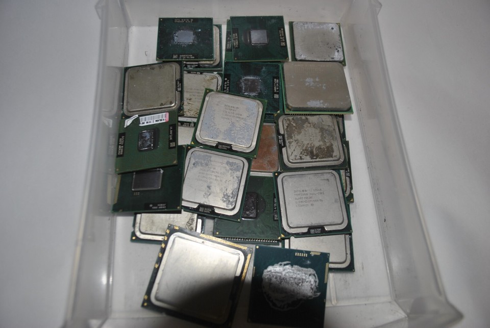 LOT OF CPU SCRAP CPUS FOR gold precious metal recovery INTEL AMD | eBay