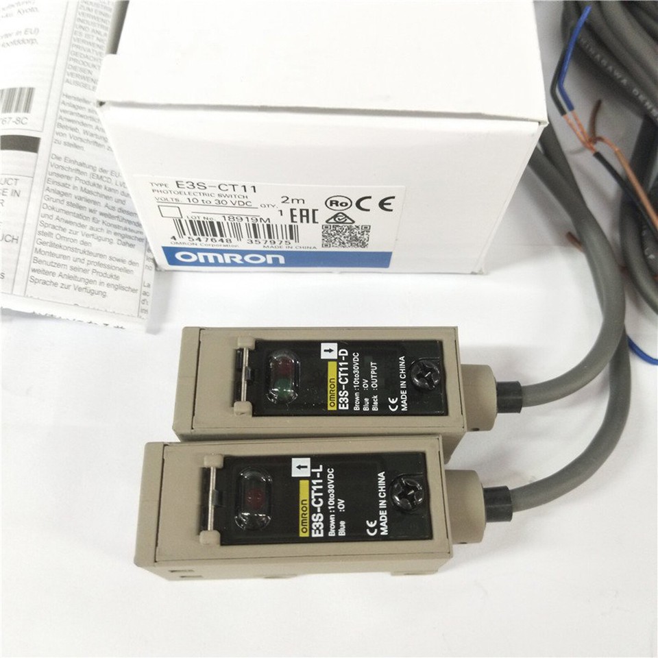 OMRON E3S-CT11 Photoelectric Sensor Switch E3SCT1 New In Box US Free ...