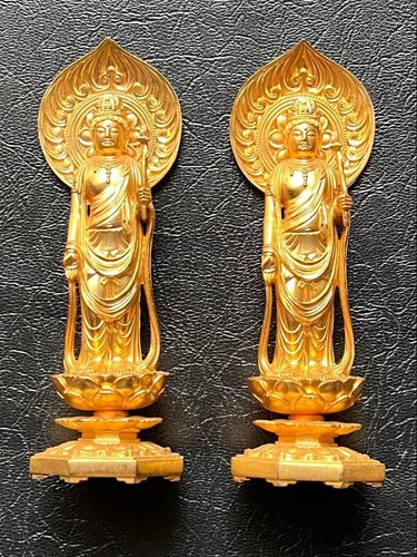 Takahide Makita Signed Bronze Kannon Bodhisattva Statue 15cm Japanese ...