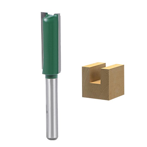 Router Bit 2 Straight Flutes Carbide for Woodworking Milling Cutter ...