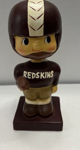 Vintage 1961 - 1963 Washington Redskins Square Base Football Nodder ...