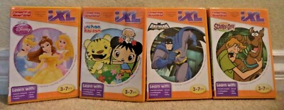 FISHER PRICE iXL LEARNING SYSTEM SOFTWARE BATMAN DISNEY PRINCESS SCOOBY ...