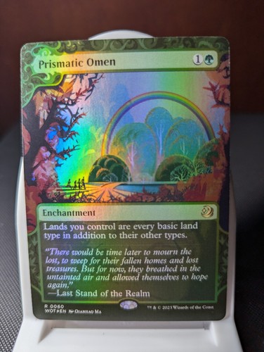 Prismatic Omen | FOIL | Wilds of Eldraine: Enchanting Tales MTG | eBay