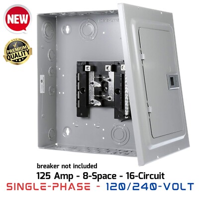 Indoor Main Lug Garage Sub Panel Surface Mount Load Center Electric ...