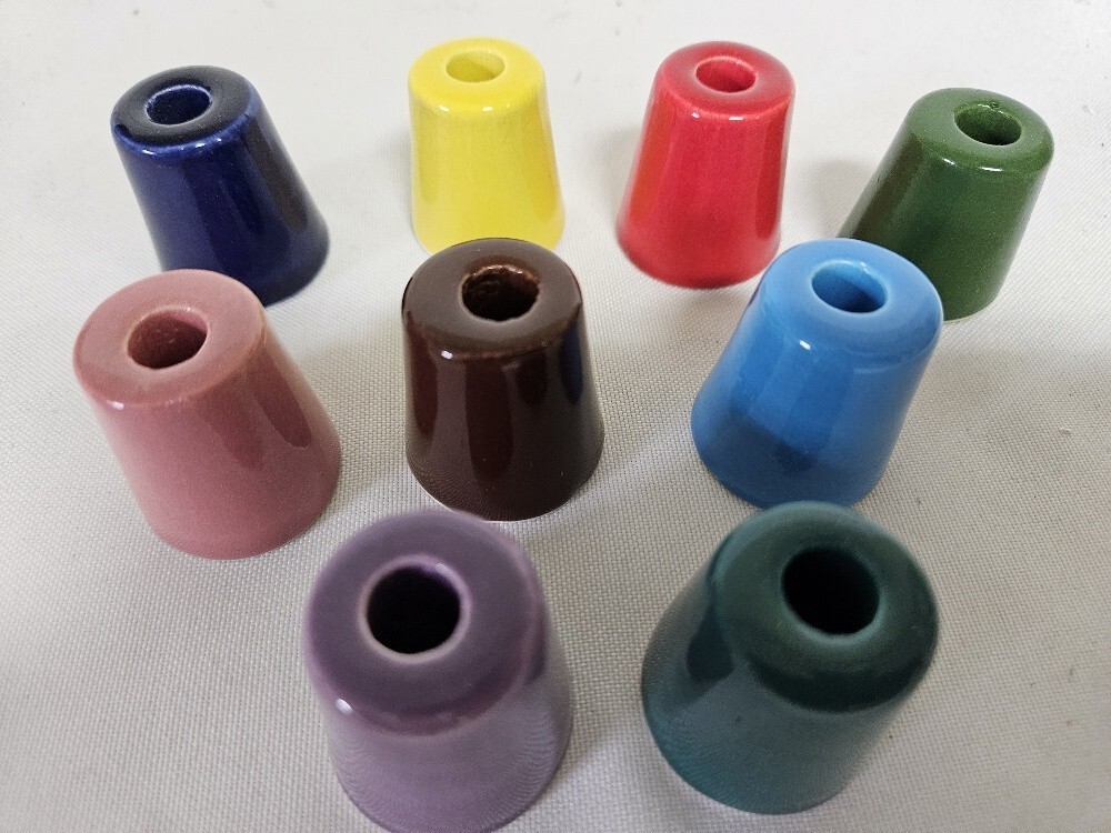 3 Pcs. Lot- Assorted Colors Ceramic Cigarette Snuffers-Extinguisher | eBay