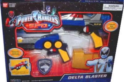 Power Rangers Electronic SPD Delta Blaster Factory Seal NEW White Omega ...
