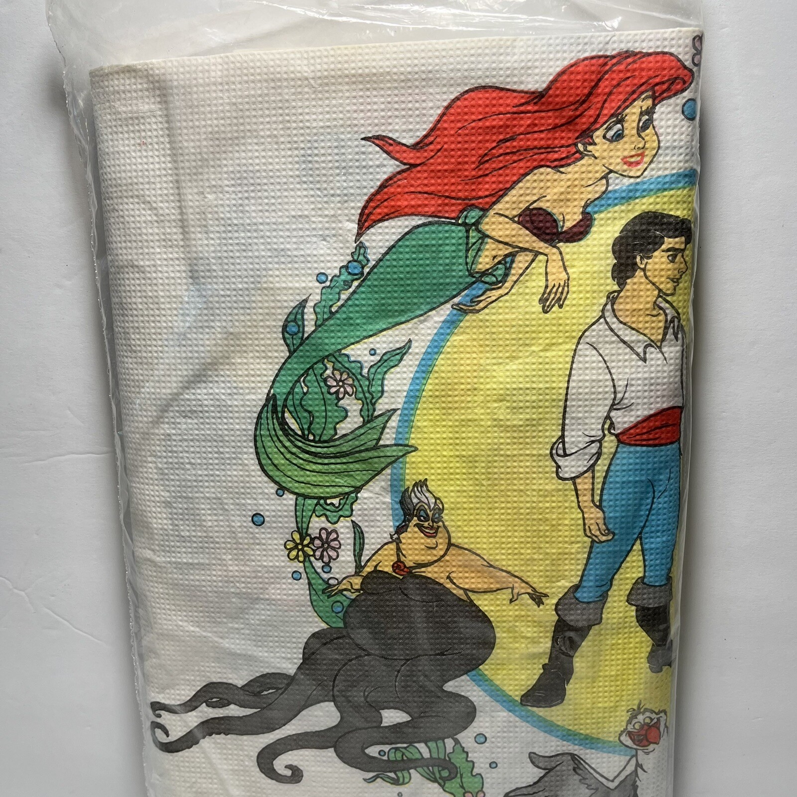 Vintage Disney The Little Mermaid Table Cover Party Supplies for sale ...