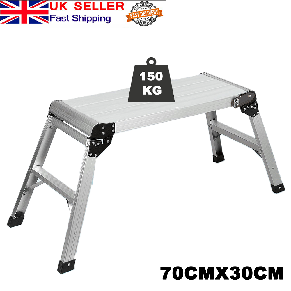 Grip Folding Aluminum Platform Climb It Loading Step 4 Tread