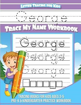 George Letter Tracing for Kids Trace my Name Workbook Tracing Bo by ...