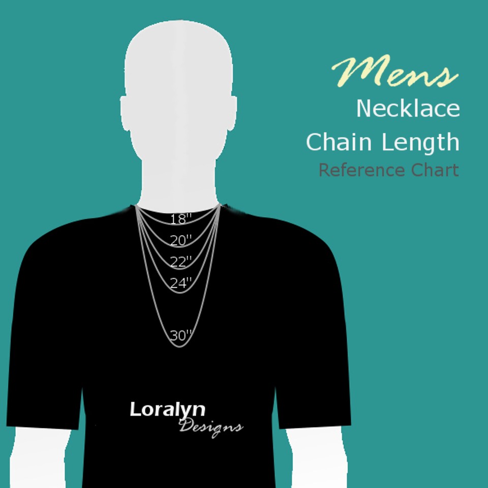 30 Inch Long Mens Silver Stainless Steel Oval Link Necklace Chain 3mm ...