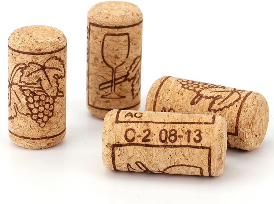 Paquete de 150 Corchos de Vino Naturales #8 Corcho Recto Premium de 7/8 ...