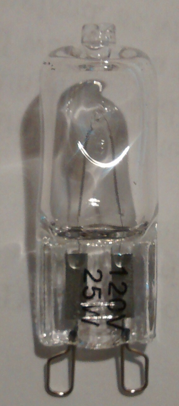 3 Pack G9 120V 25W for GE Range Vent Microwave Halogen Bulb W10169757 ...