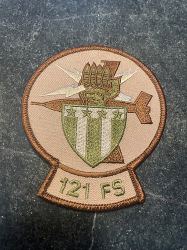 121st Fighter Squadron Washington DC PATCH LOGO RARE 4” USAF Air Force ...