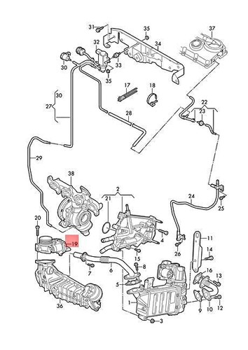 Genuine VW Throttle Valve Control Element 04L128063K | eBay