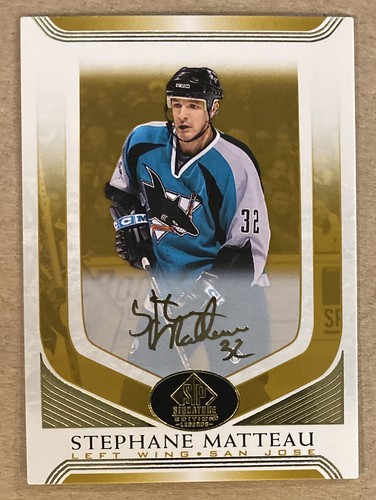 2020-21 SP SIGNATURE EDITION LEGENDS GOLD SPECTRUM FOIL Stephane ...