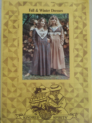 Kindred Spirits Pattern Fall & Winter Dress Gunne Sax Prairie Style ...