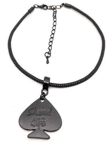 QOS BRAND BLACKED SHARED WIFE SPADE ANKLET - Queen Of Spades Vixen ...