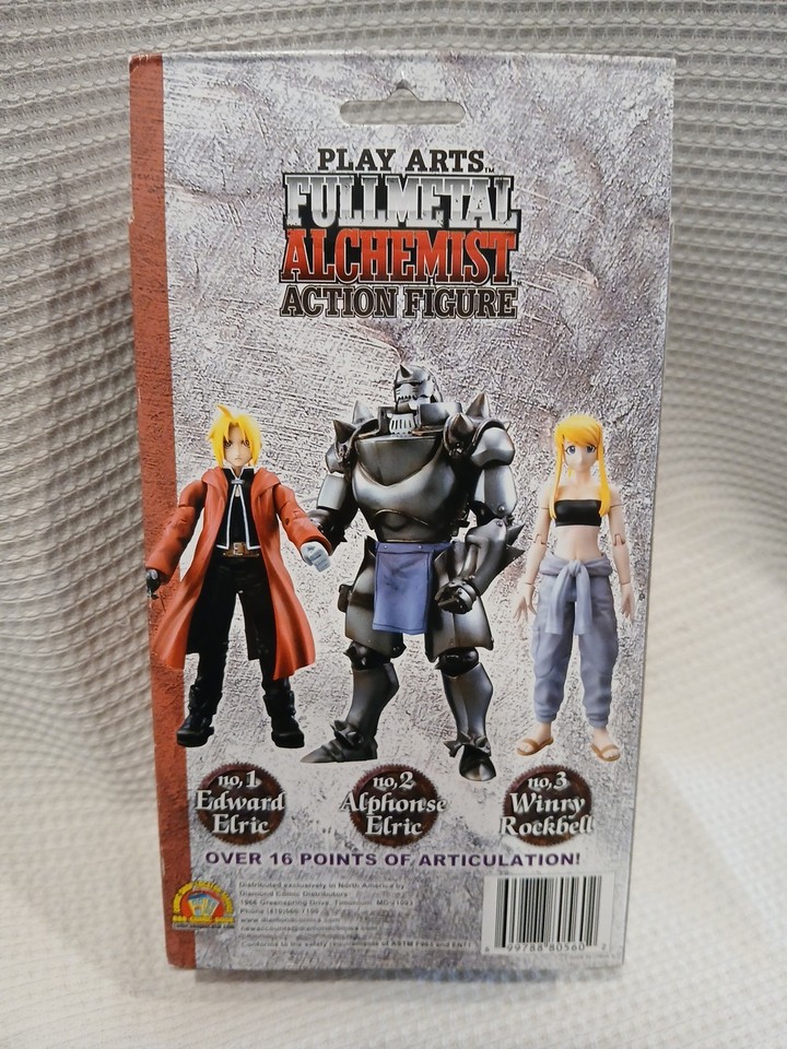 Play Arts Full Metal Alchemist Edward Elric Action Figure | eBay