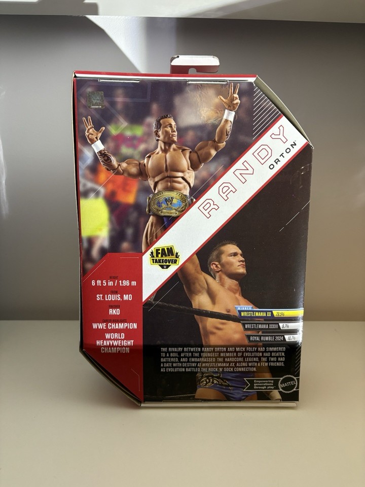 WWE Mattel Randy Orton Fan Takeover Ultimate Edition Figure - Brand New ...