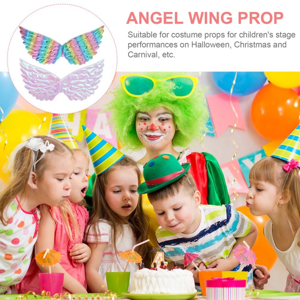 2pcs Kids Fairy Wing Angel Wing Decorative Costume Prop for Performance ...