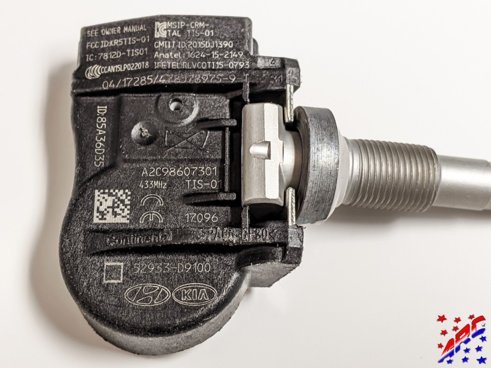 Complete Set of 4 Genuine OEM Hyundai Kia TPMS Tire Pressure Sensors ...