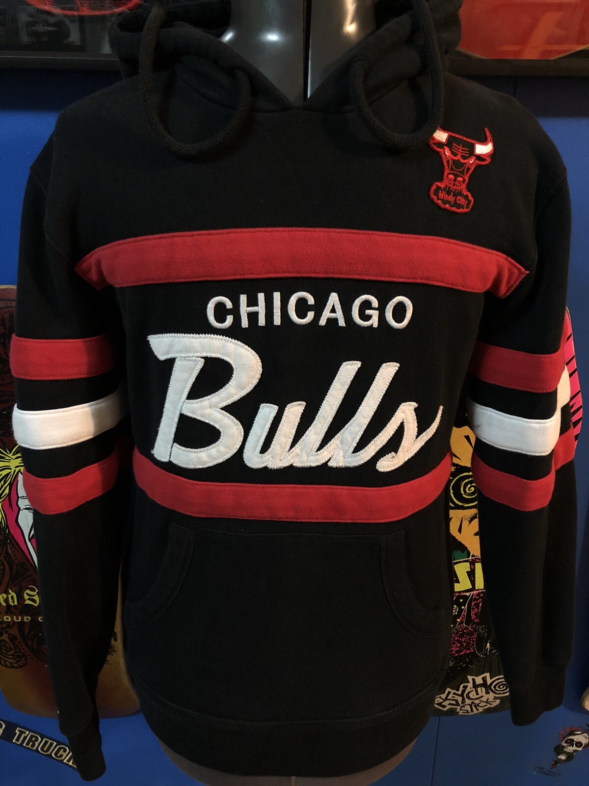 Mitchell & Ness Mens Chicago Bulls Script Coaches Hoo… - Gem