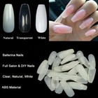 500pcs False Nails Display Tip Acrylic Ballerina Artificial Full Cover ...