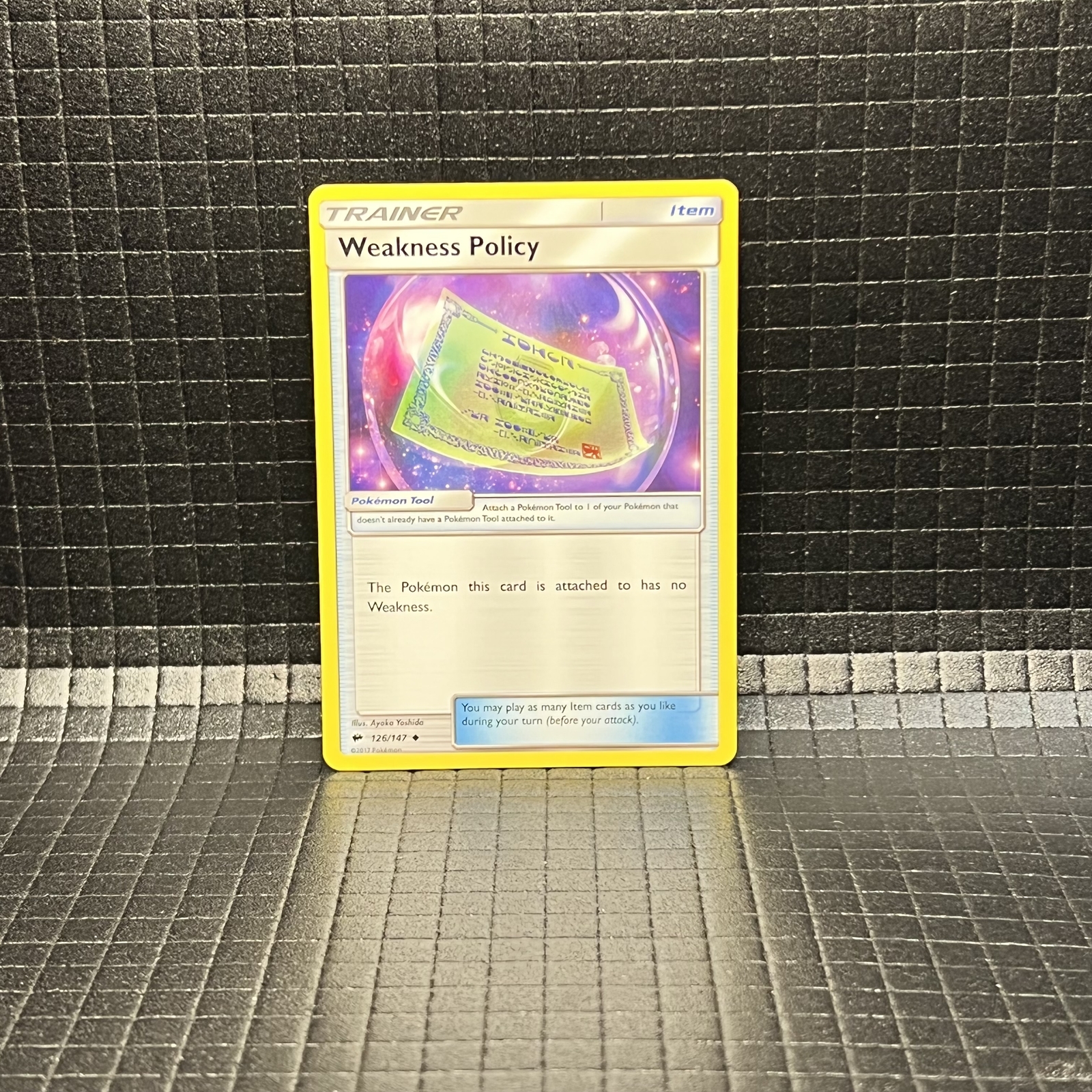 Weakness Policy #126/147 Burning Shadows Pokemon Item Card | eBay