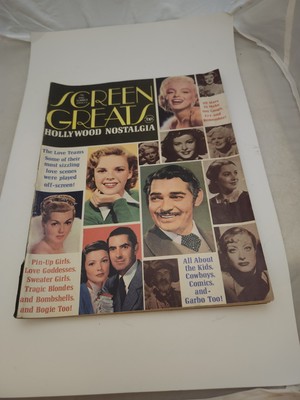 Screen Greats Magazine - Summer 1971 Marilyn Monroe Judy Garland & more ...