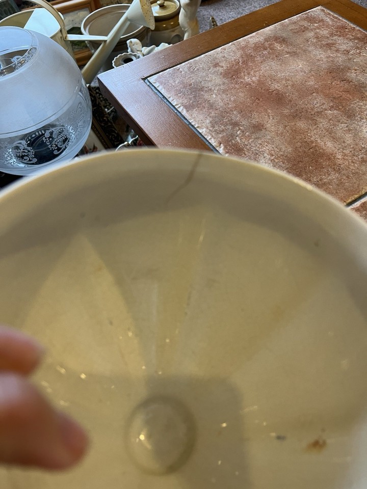 Antique Footed Vase, Makers Mark Butterfly WOOD | eBay UK