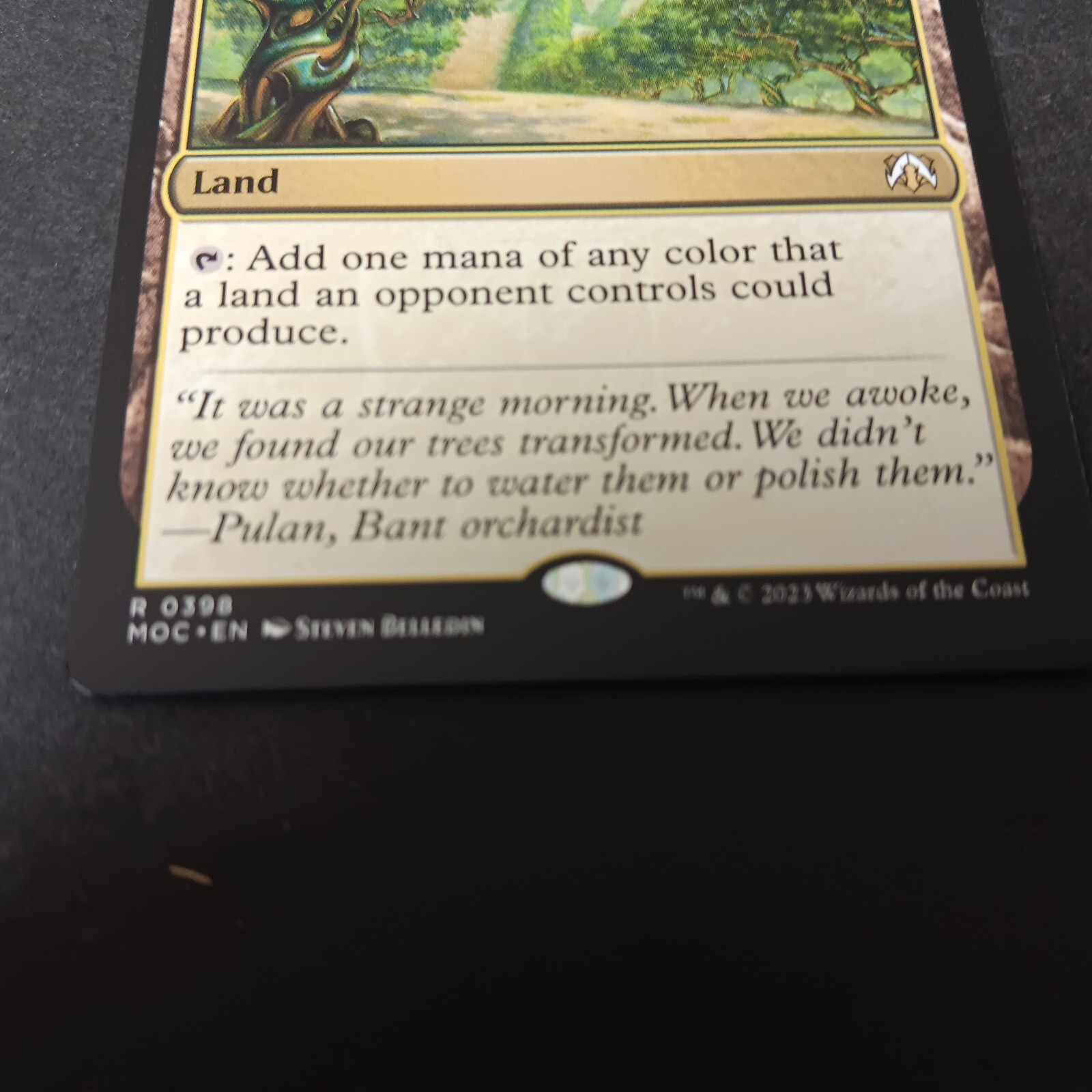 MTG Exotic Orchard March of the Machine Commander 0398 Regular Rare for ...