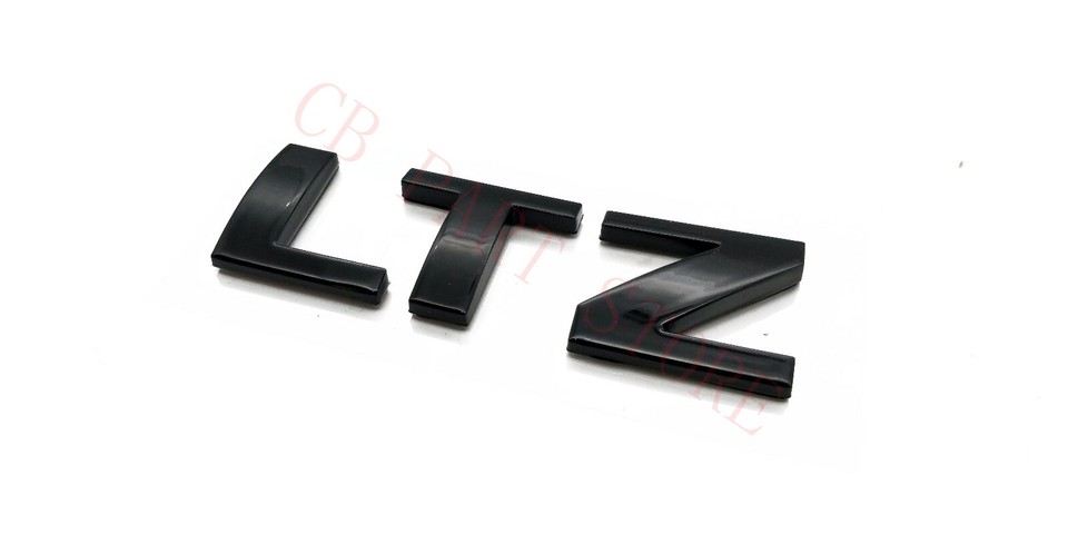 5x Gloss Black 2007-18 TAHOE LTZ Nameplate EMBLEM Letter Badge kit ...