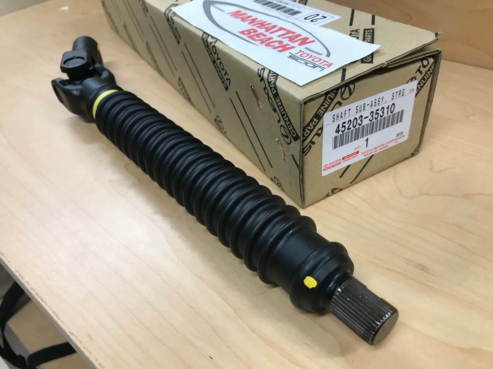 4Runner & FJ Cruiser Lower Steering Column Shaft 45203-35310 Genuine ...