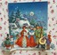 Mid Century UNUSED Die-Cut Victorian Christmas Carolers Stand-Up ...