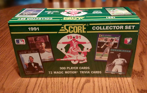 1991 Score Factory Sealed Complete Collector Set Baseball Cards!! | eBay