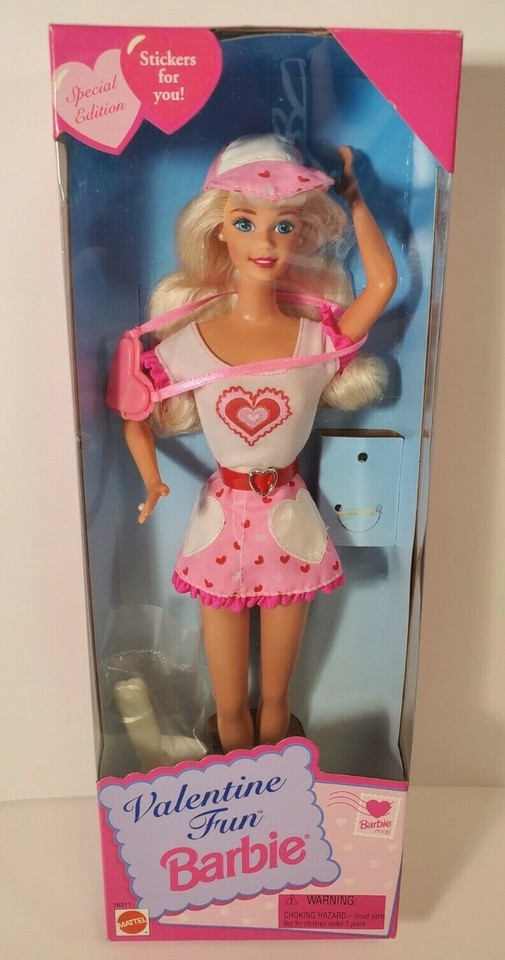 Lot NEW Two/2 Barbie's Valentine 1996 Valentine FUN Barbie & 2008 ...