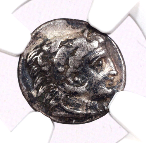 Mysia, Pergamum AR Diobol Greek Silver Herakles/Athena Coin 3rd Cen BC ...