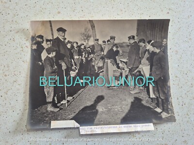 Photograph WW1 German Soldiers Distributing Meat To The Poor In France ...